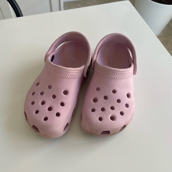 Shoes | Crocs Kids Classic Clog Pink Size C9 | Poshmark